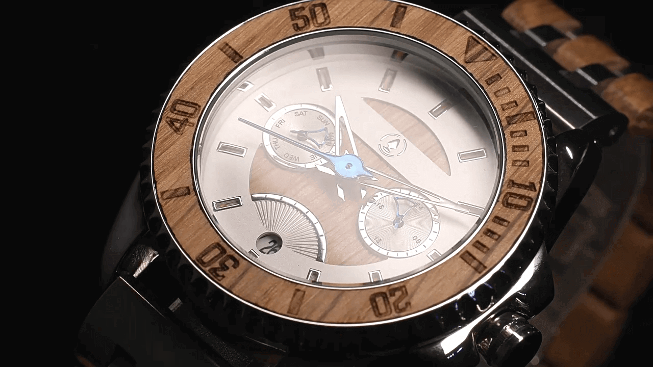 Engraving Men Wooden Watches |Personalized Wood Watches|WoodCraft4You
